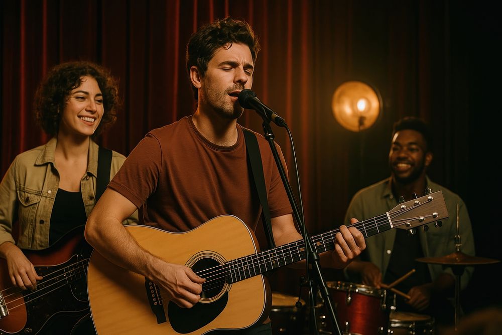 Live band performance scene | Free Photo - rawpixel