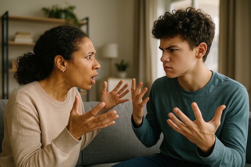Intense family argument scene. | Free Photo - rawpixel