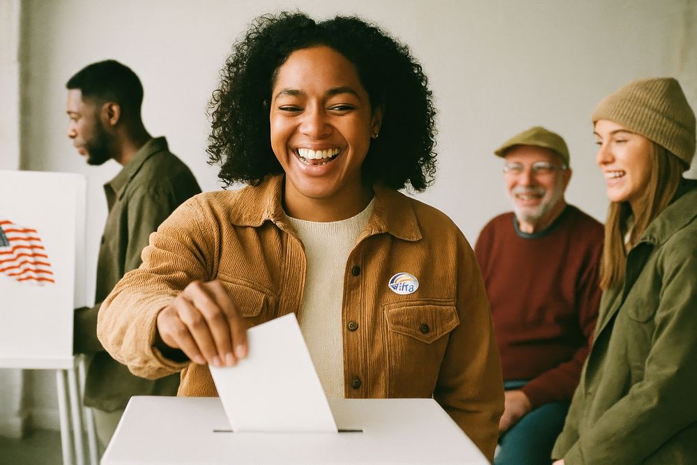 Diverse group voting happily together. | Free Photo - rawpixel