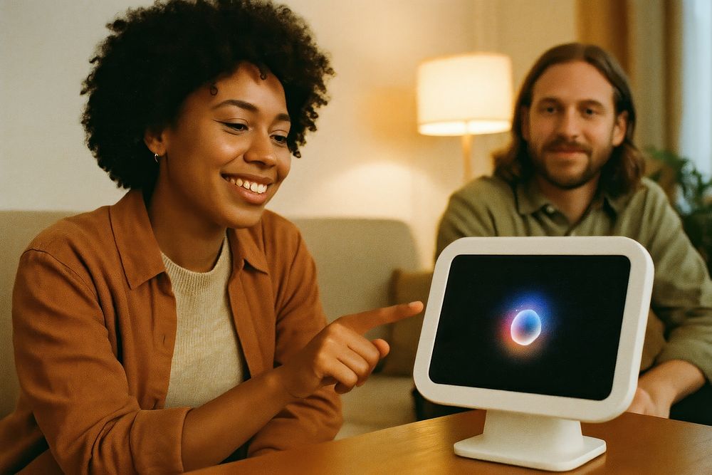 Interactive smart home technology demonstration. | Free Photo - rawpixel