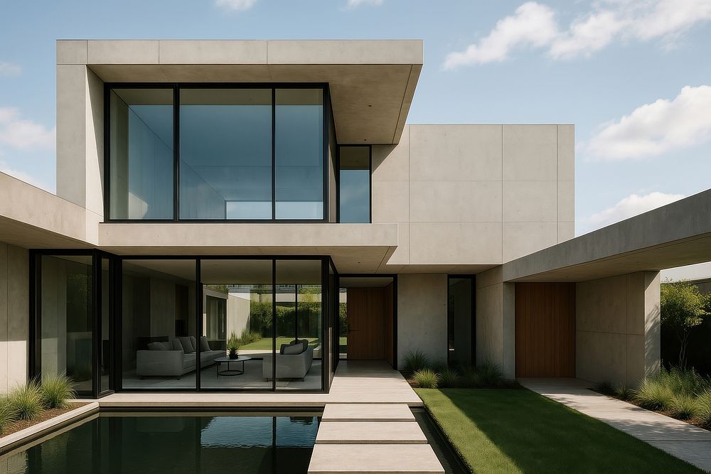 Modern minimalist architectural design. | Free Photo - rawpixel