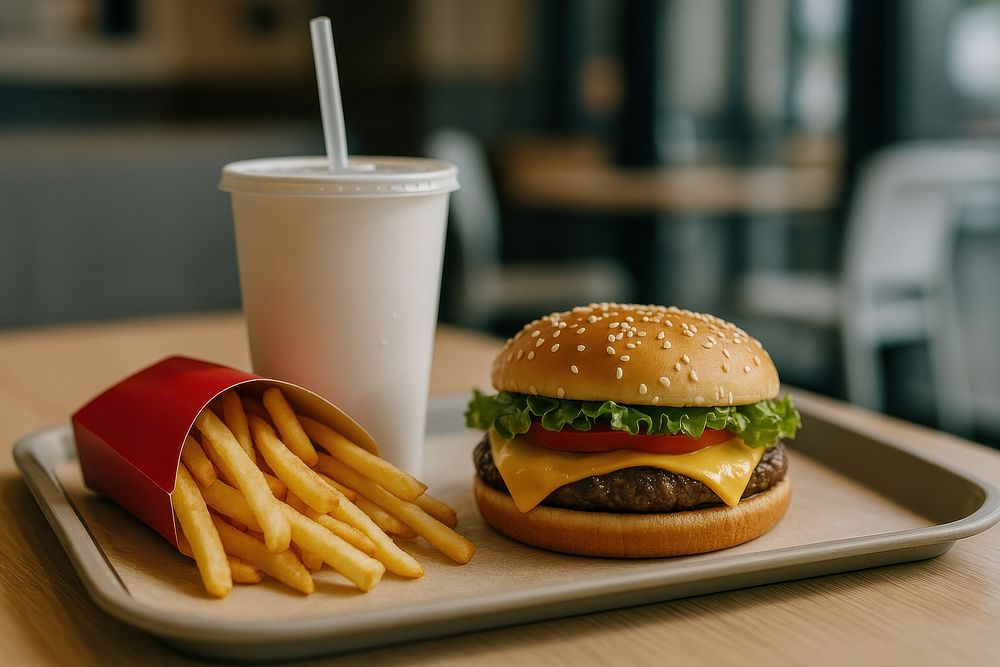 Classic fast food meal delight. | Free Photo - rawpixel
