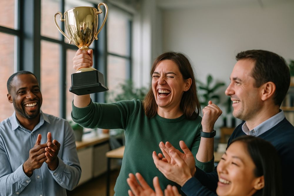 Celebration, success, teamwork, achievement, joy. | Free Photo - rawpixel