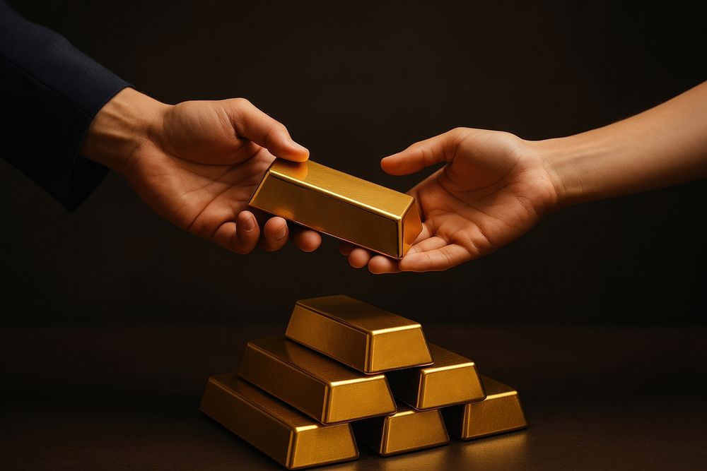 Gold exchange transaction hands | Free Photo - rawpixel