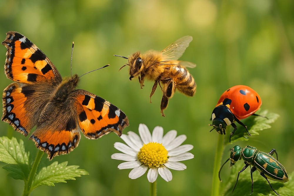 Vibrant insects on flower | Free Photo - rawpixel
