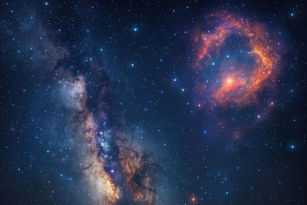Vibrant cosmic nebula starscape | Free Photo - rawpixel