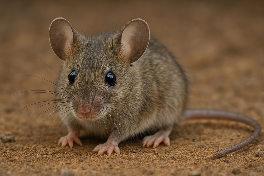 Curious mouse on sandy ground | Free Photo - rawpixel