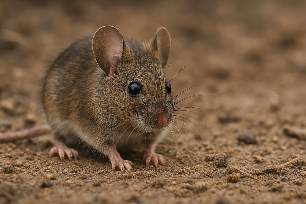 Adorable mouse on ground | Free Photo - rawpixel