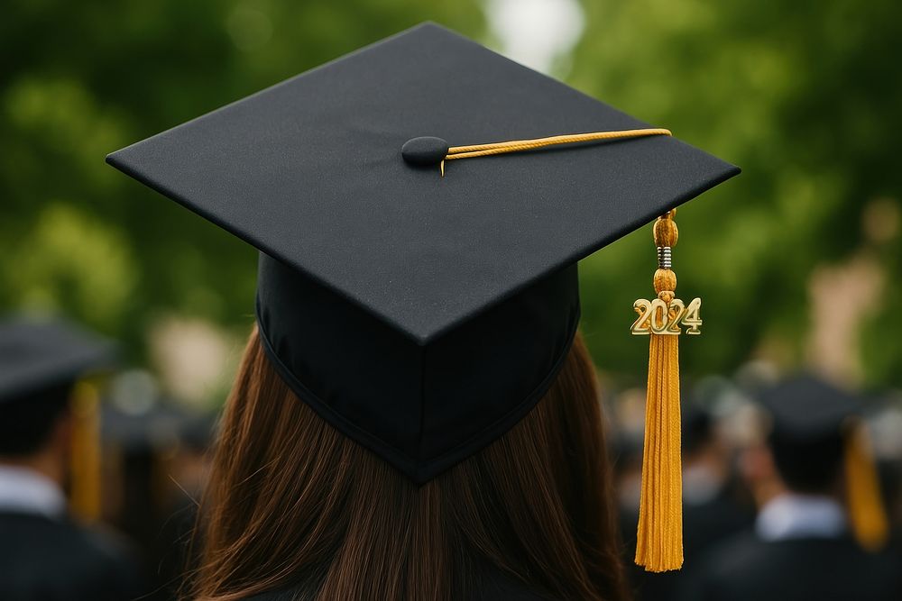 Graduation cap symbolizes achievement. | Free Photo - rawpixel