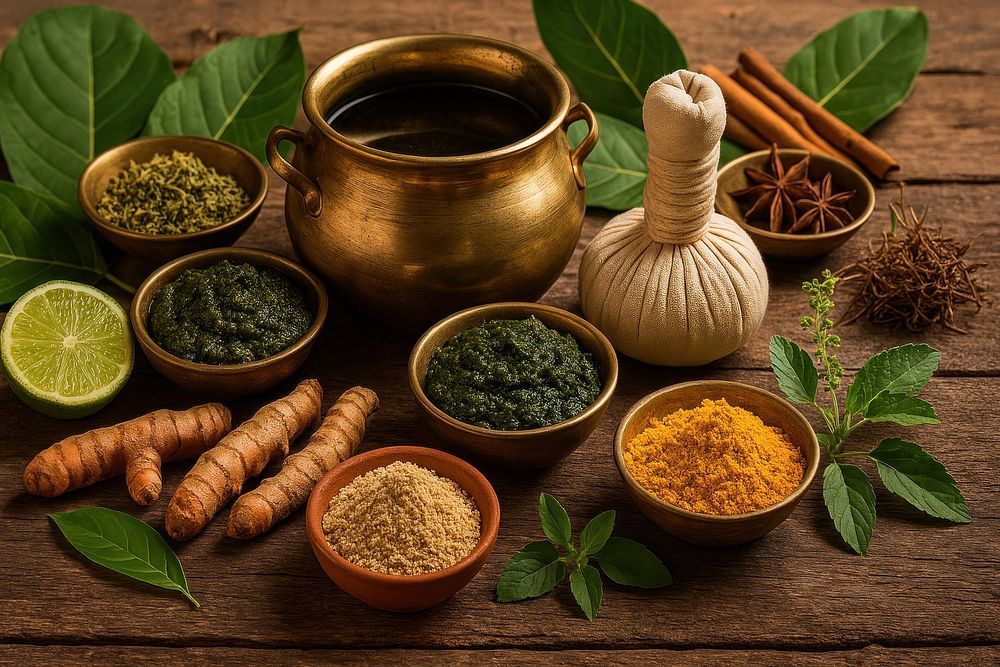 Traditional Ayurvedic herbal remedies | Free Photo - rawpixel