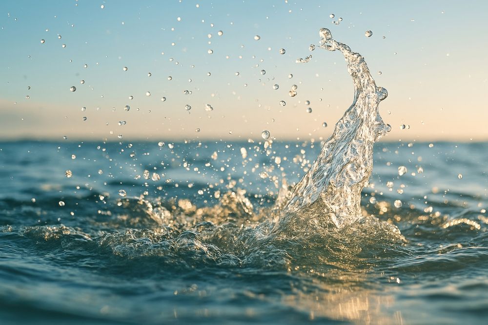 Refreshing ocean water splash dynamics. | Free Photo - rawpixel