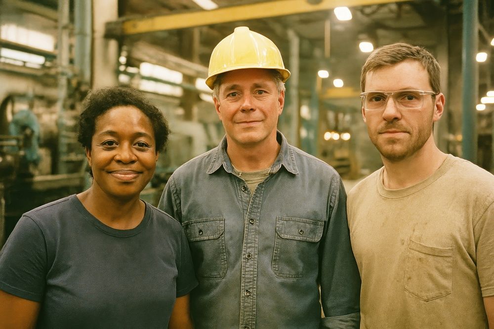 Diverse industrial team portrait. | Free Photo - rawpixel