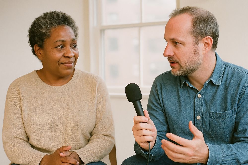 Interview conversation diverse individuals | Free Photo - rawpixel