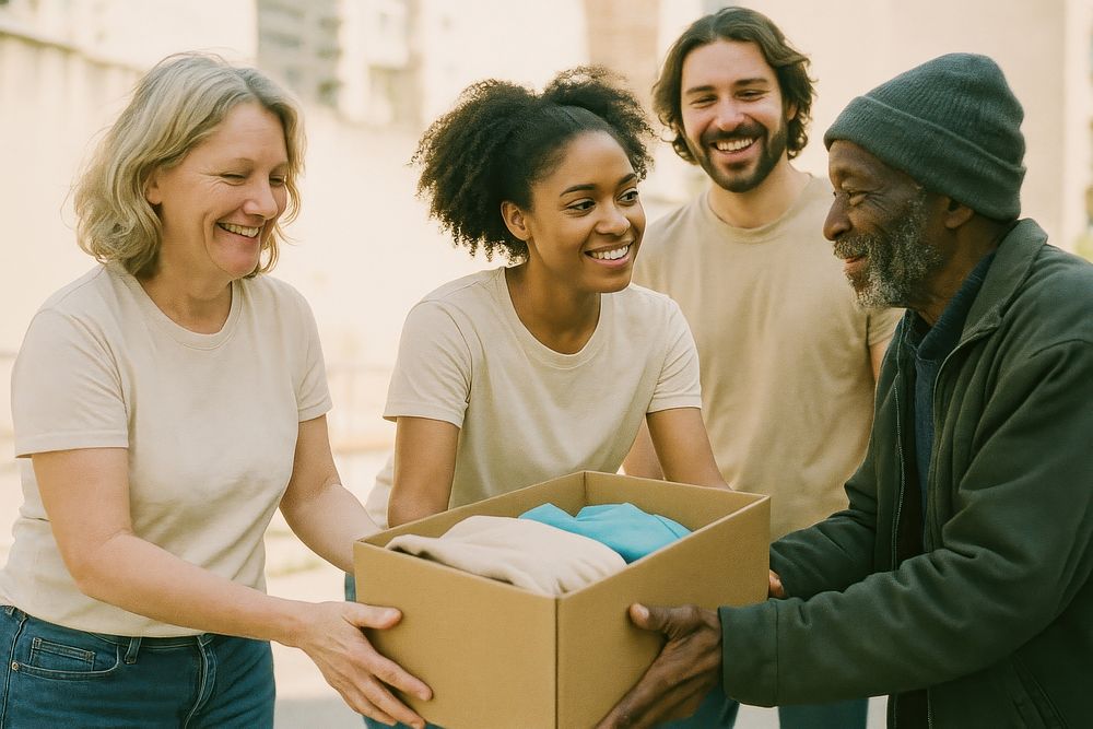 Community kindness sharing smiles | Free Photo - rawpixel