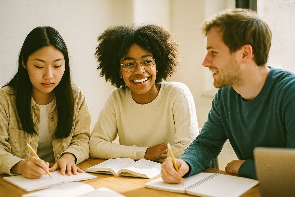 Diverse students studying together | Free Photo - rawpixel