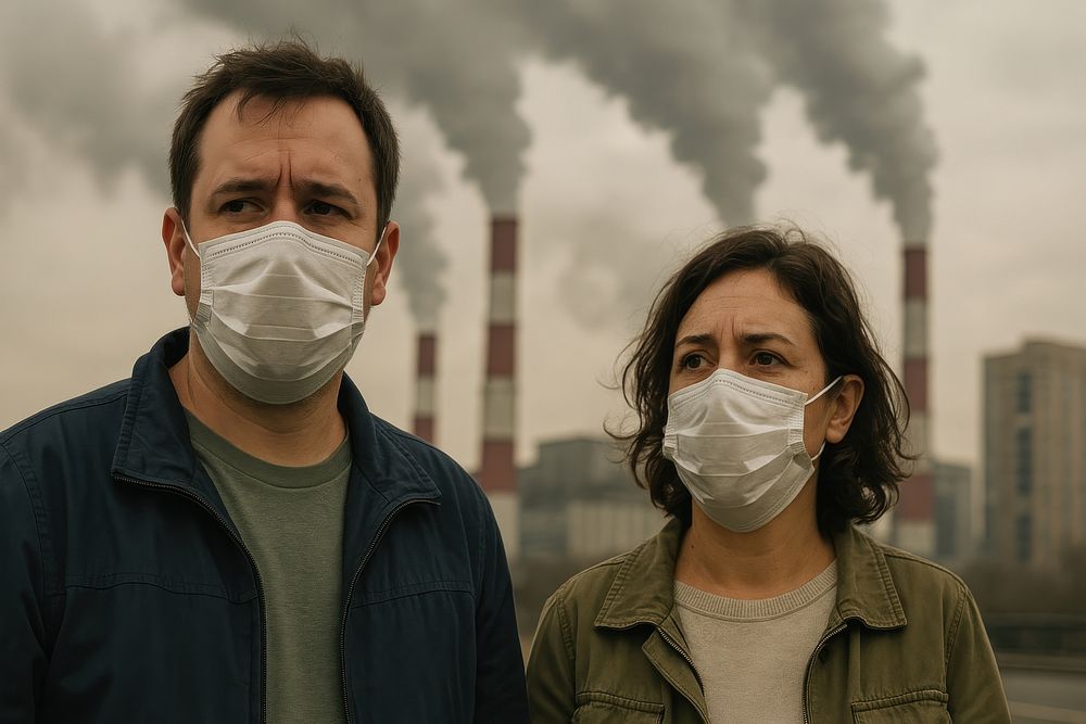Pollution masks industrial concern | Free Photo - rawpixel