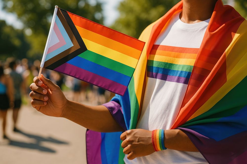 Pride celebration with inclusive flags | Free Photo - rawpixel