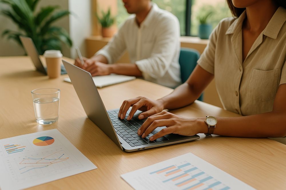 Collaborative office work environment. | Free Photo - rawpixel