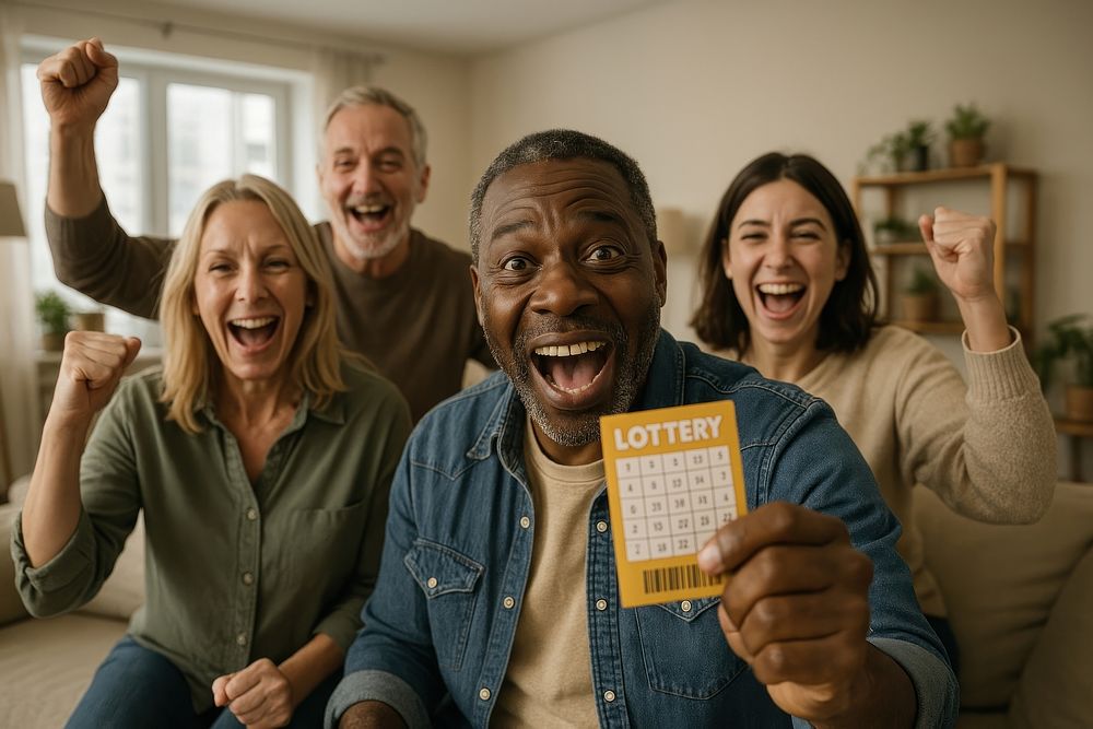 Joyful lottery winners celebrating together | Free Photo - rawpixel