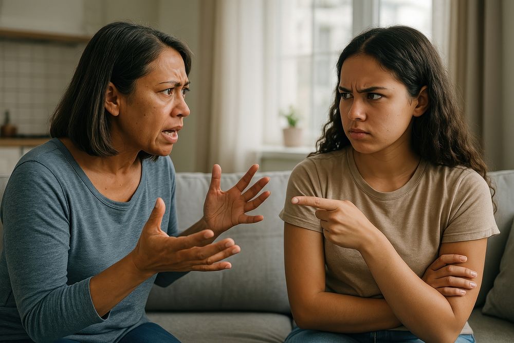 Mother-daughter heated argument scene. | Free Photo - rawpixel