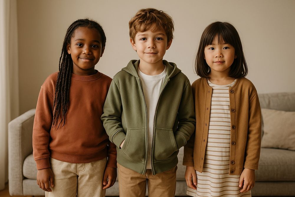 Diverse children smiling together | Free Photo - rawpixel