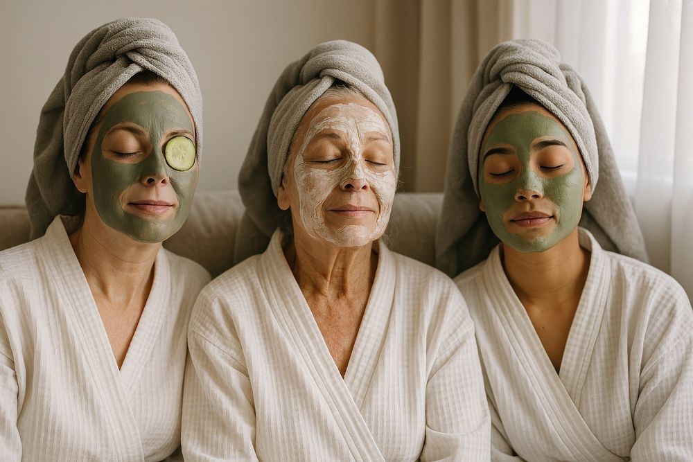 Relaxing spa day together. | Free Photo - rawpixel
