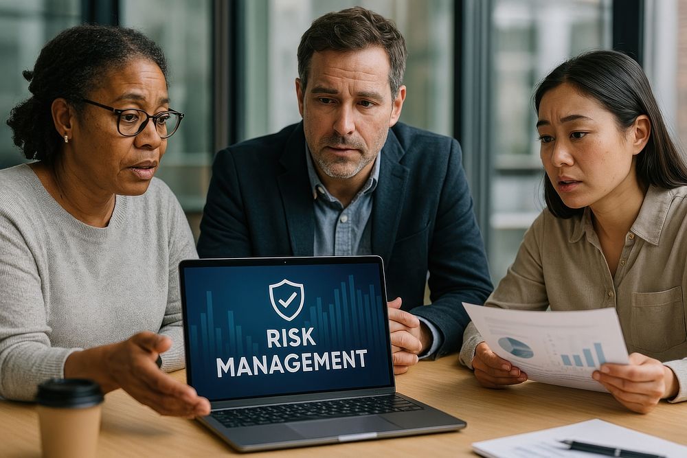 Business team discussing risk management. | Free Photo - rawpixel