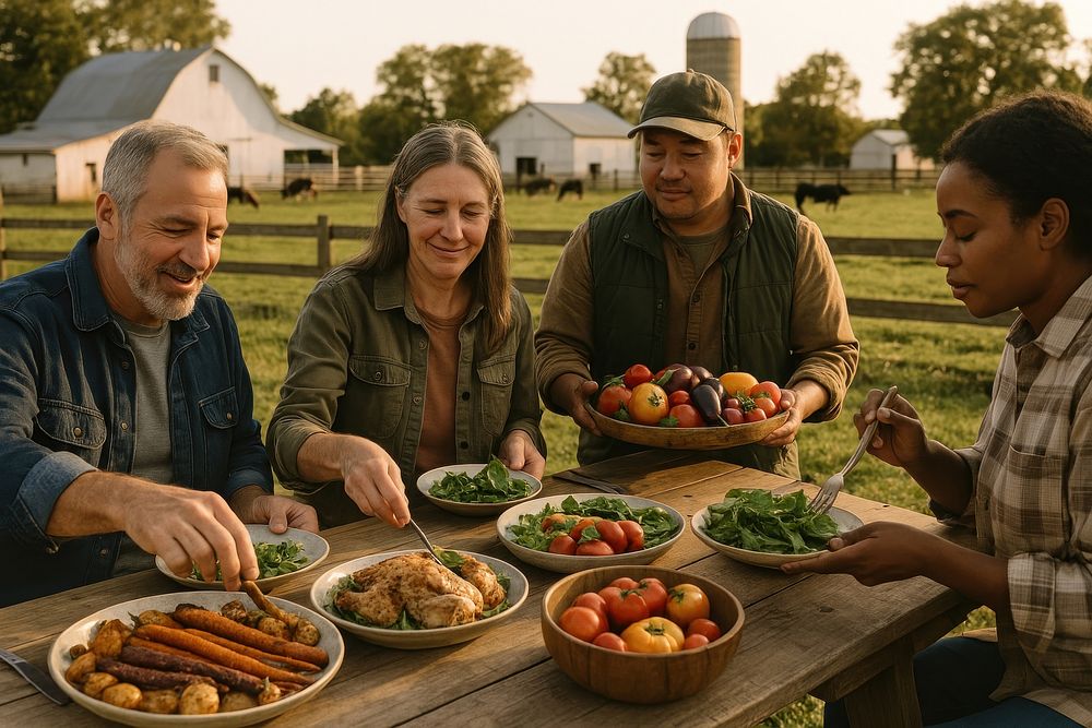 Farm-to-table meal gathering | Free Photo - rawpixel