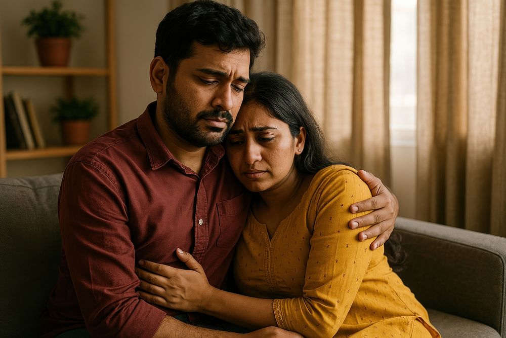 Comforting embrace during difficult times. | Free Photo - rawpixel