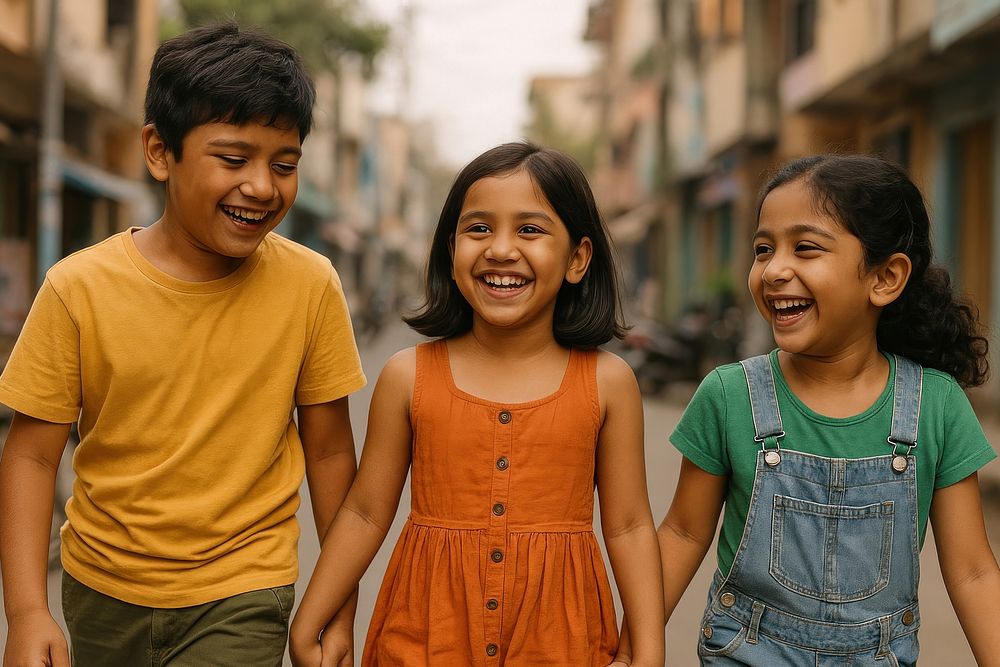 Joyful children playing together. | Free Photo - rawpixel