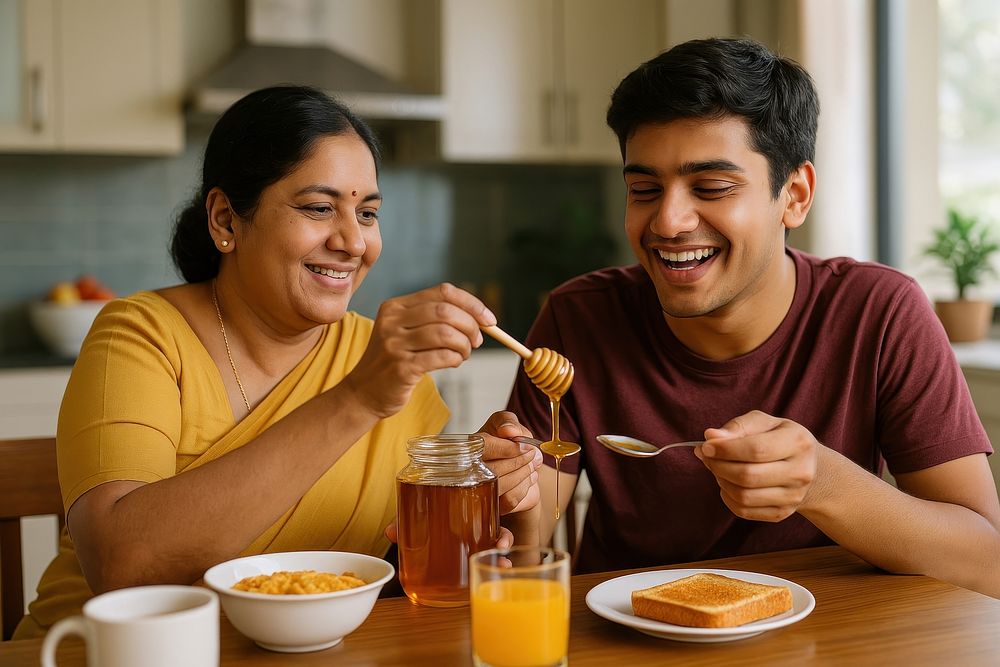 Joyful breakfast bonding moment | Free Photo - rawpixel