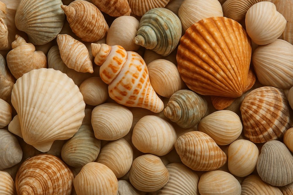 Colorful seashells on sand | Free Photo - rawpixel