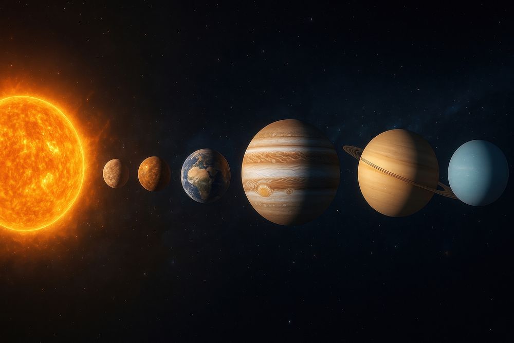 Solar system planets alignment | Free Photo - rawpixel