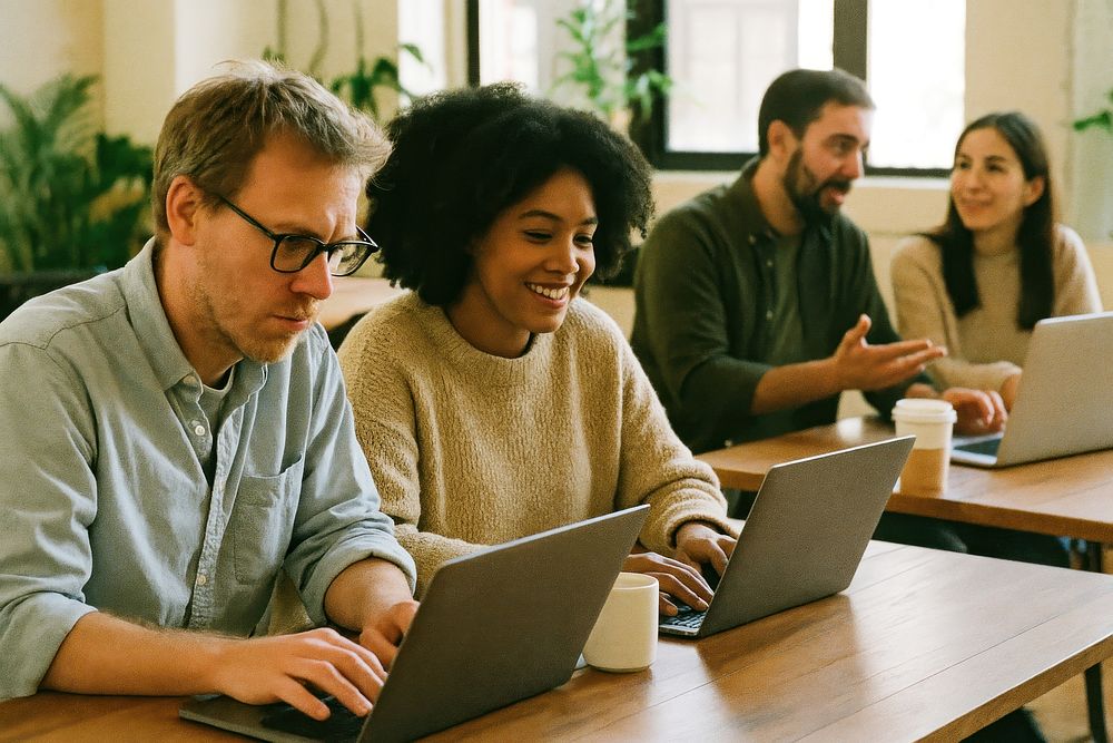 Collaborative team working together. | Free Photo - rawpixel