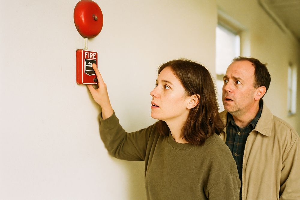 Emergency alert activation scene. | Free Photo - rawpixel