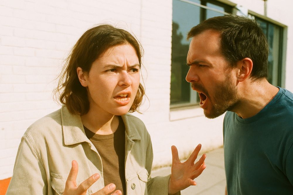Intense outdoor argument scene | Free Photo - rawpixel