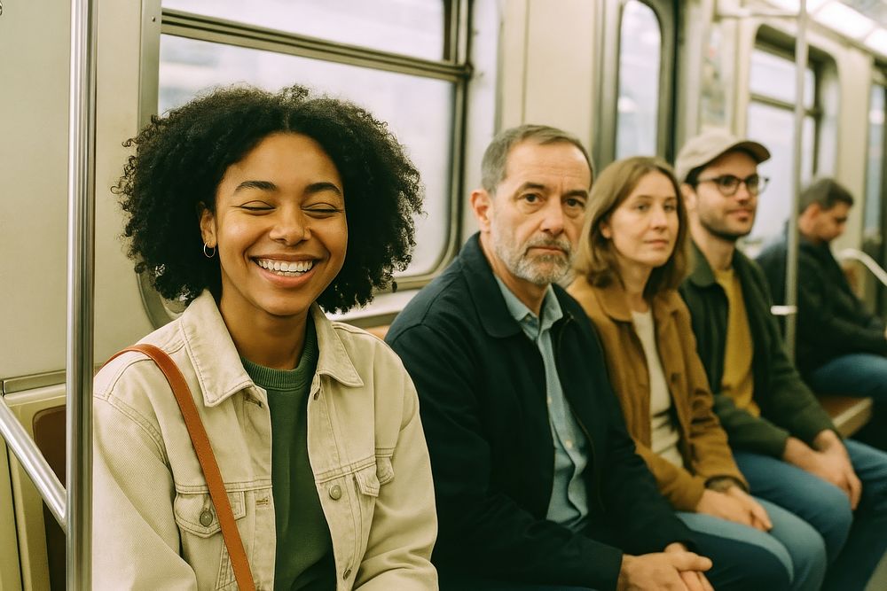 Diverse group riding subway | Free Photo - rawpixel