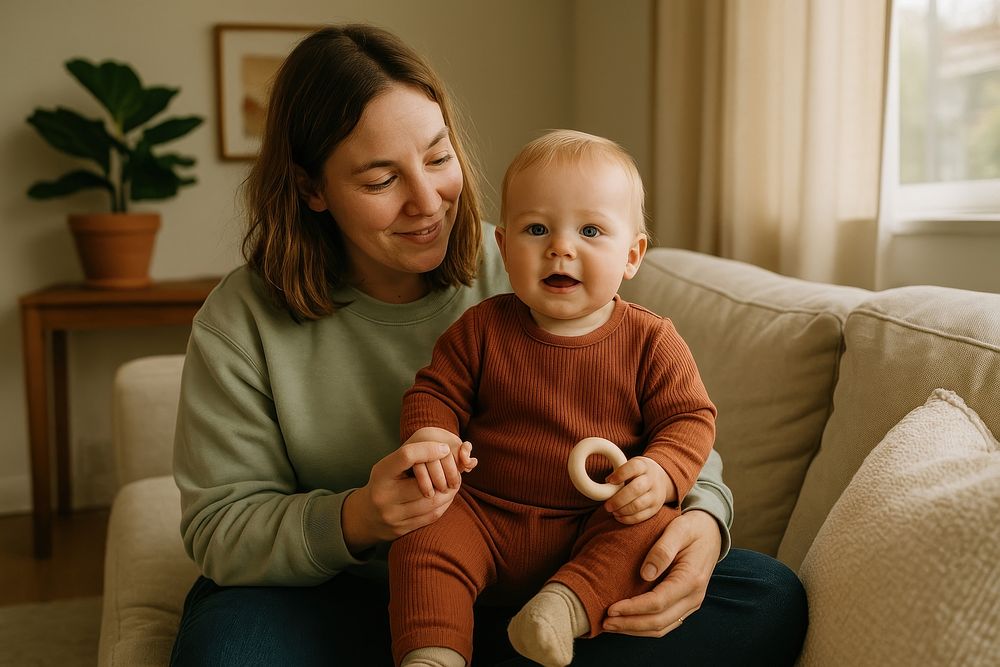 Mother and baby bonding moment. | Free Photo - rawpixel