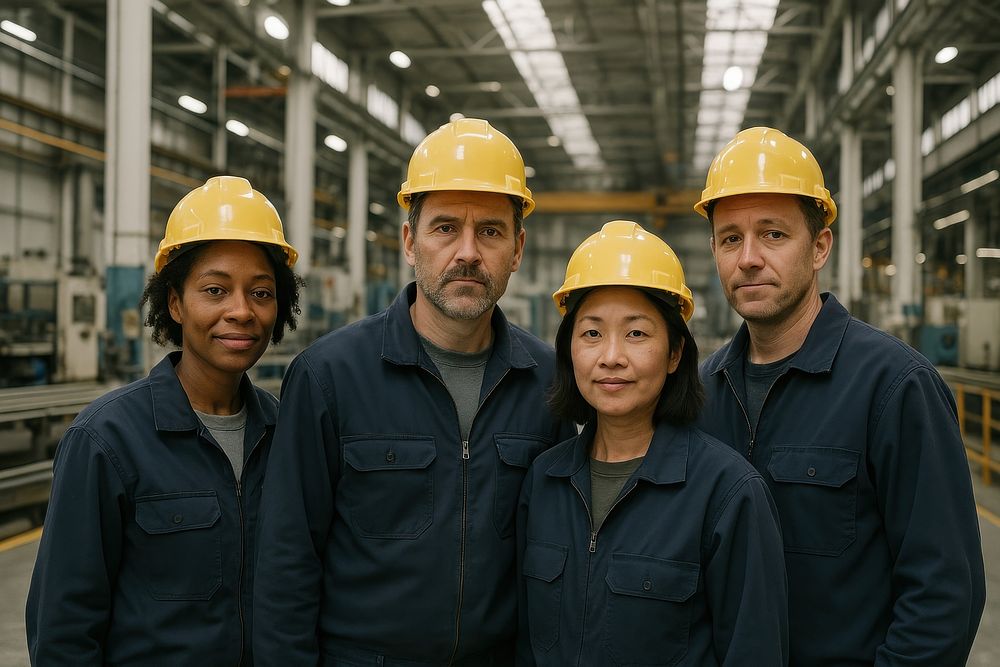 Diverse industrial team portrait. | Free Photo - rawpixel