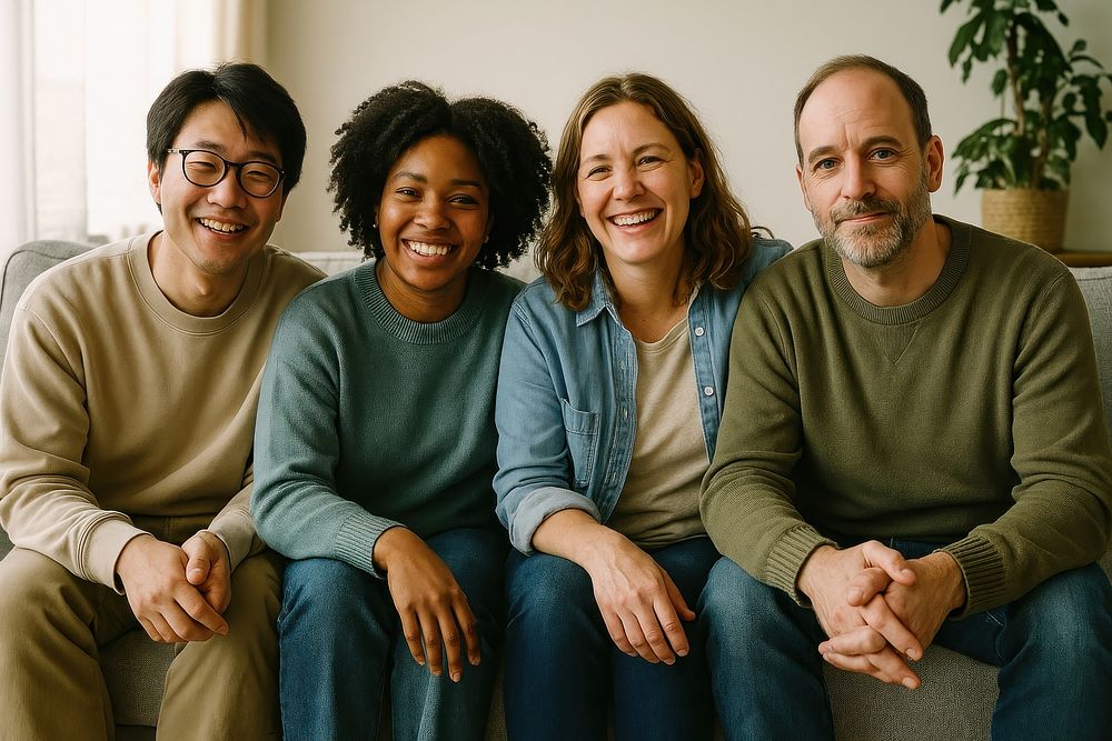 Diverse friends smiling together | Free Photo - rawpixel