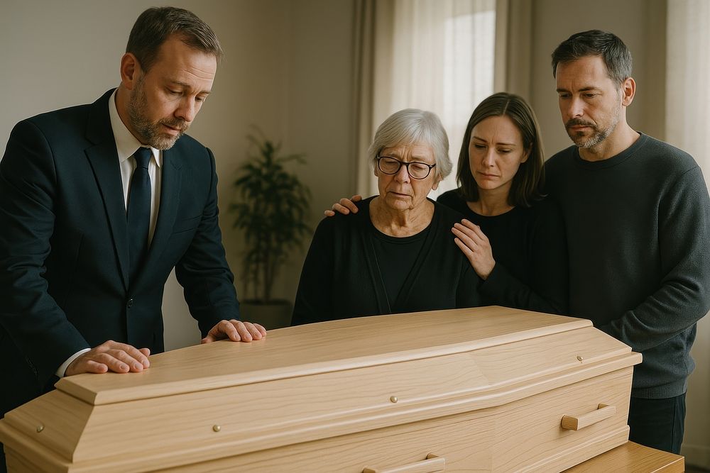 Family mourning at funeral. | Free Photo - rawpixel