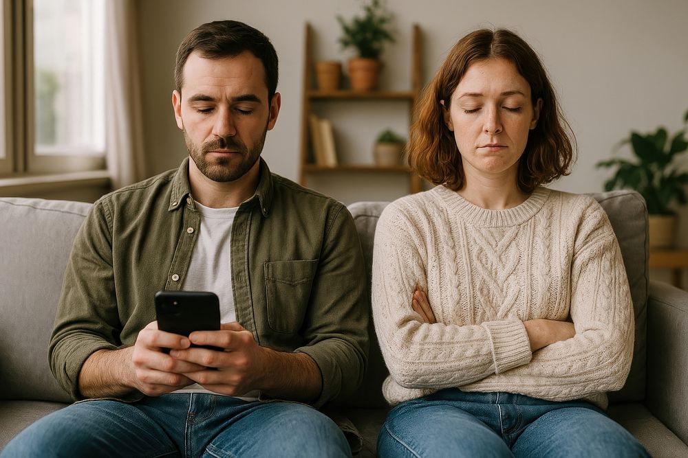 Couple experiencing emotional disconnect | Free Photo - rawpixel