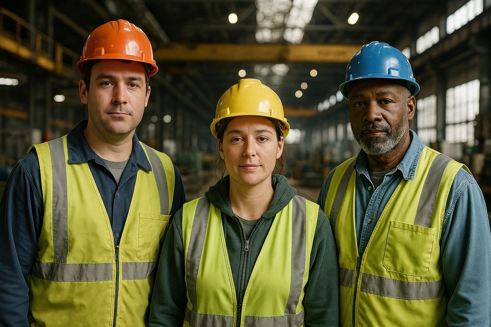 Diverse industrial team portrait. | Free Photo - rawpixel
