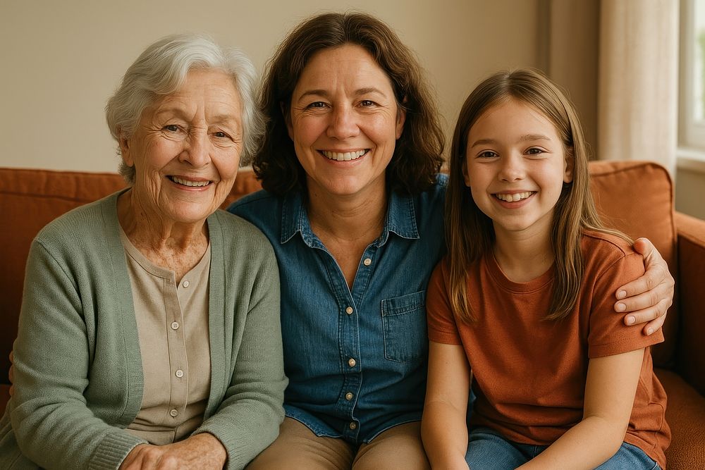 Three generations family portrait | Free Photo - rawpixel