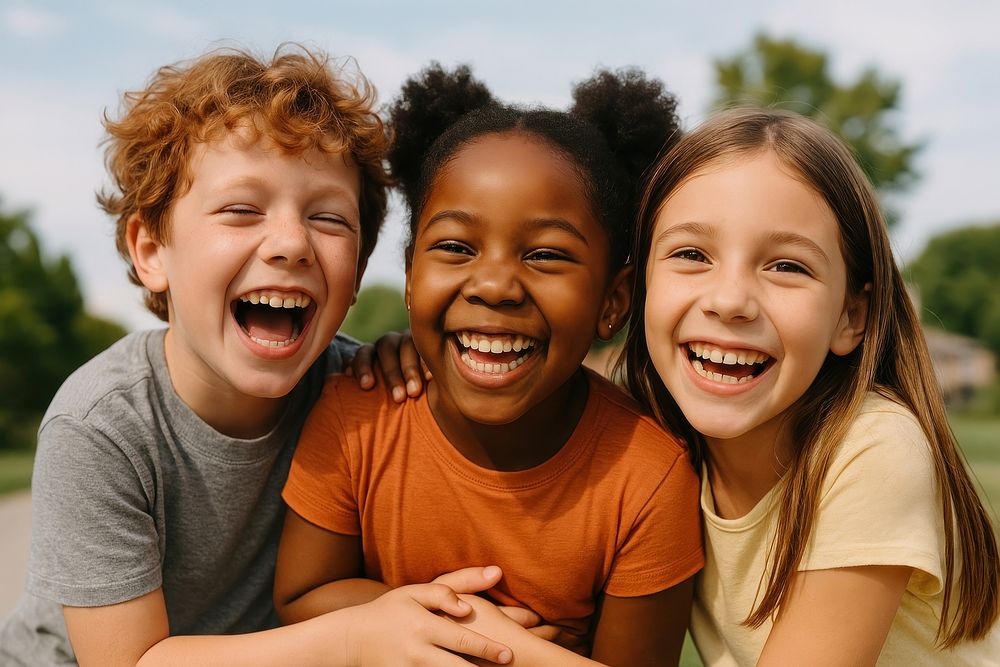 Joyful children smiling together | Free Photo - rawpixel
