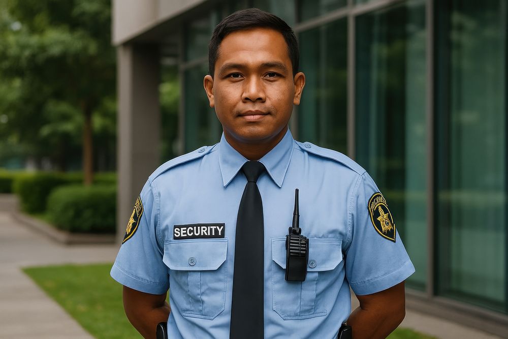 Professional security guard outdoors | Free Photo - rawpixel