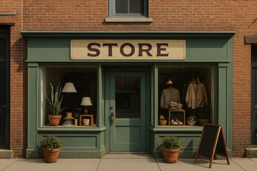 Charming vintage storefront facade | Free Photo - rawpixel
