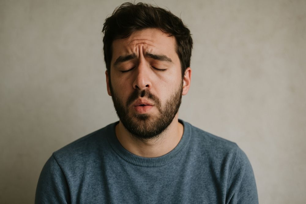 Man expressing deep thought | Free Photo - rawpixel