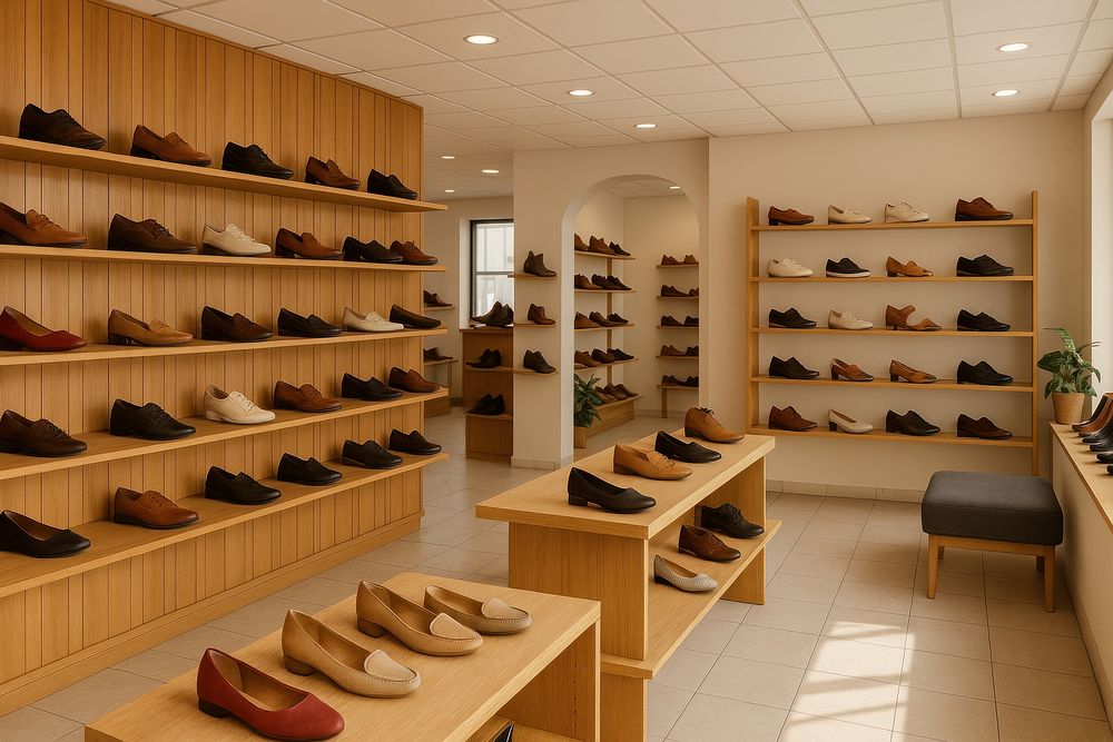 Elegant shoe store interior design | Free Photo - rawpixel