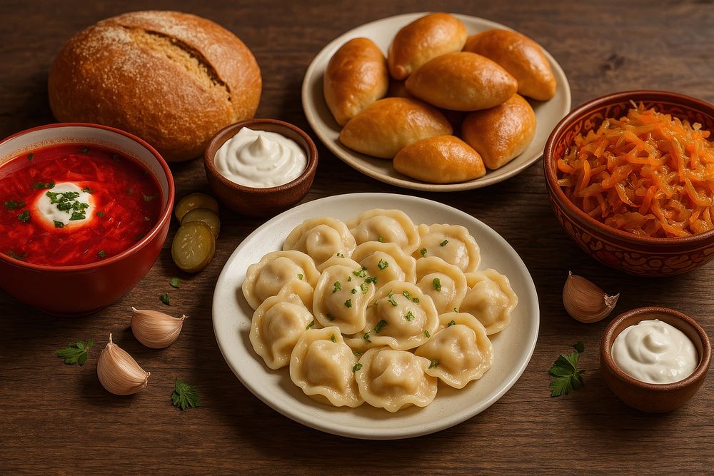 Traditional Russian cuisine feast. | Free Photo - rawpixel